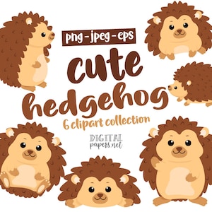 Hedgehog Clipart, Woodland Animals, Fall Graphics, Woodland Clipart ...