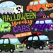 Halloween Cars Clipart, Halloween Birthday Parade, Png Clipart, Eps ...