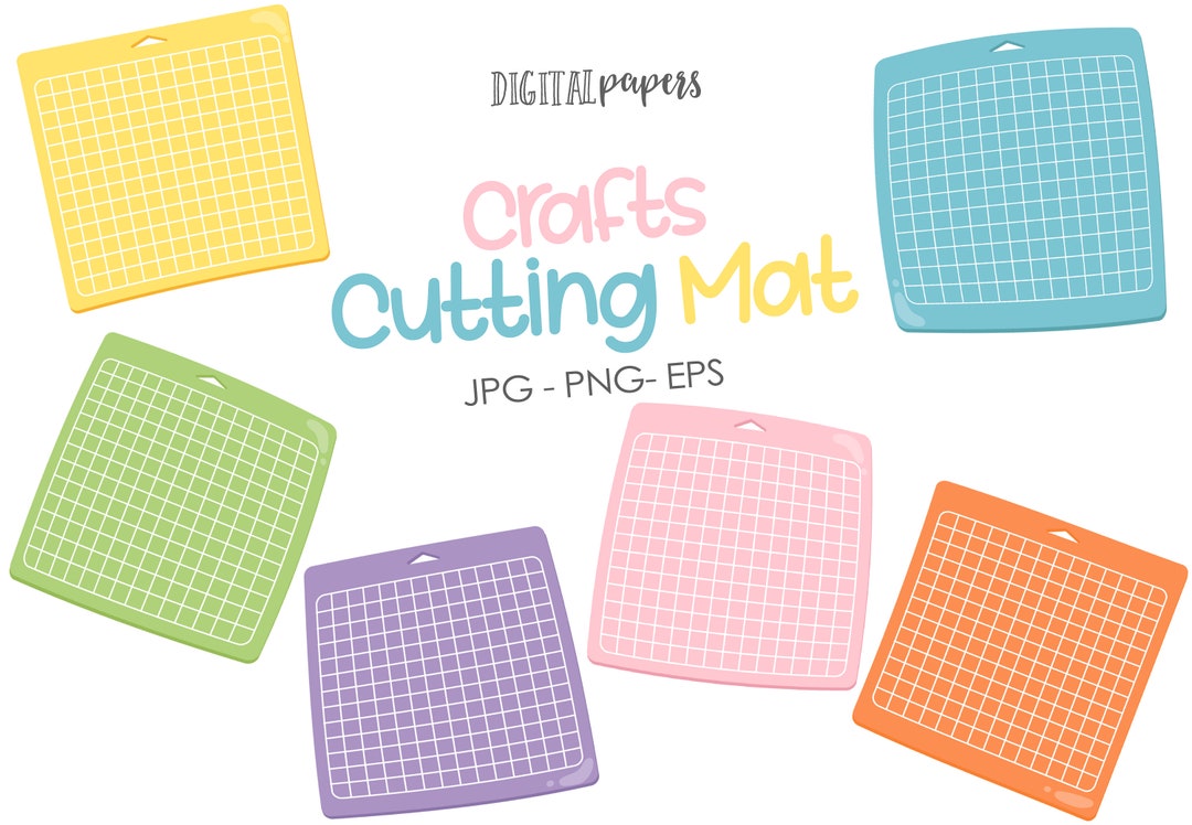 Cutting Mat Clipart: Crafting Vector Graphics (INSTANT DOWNLOAD) - Etsy