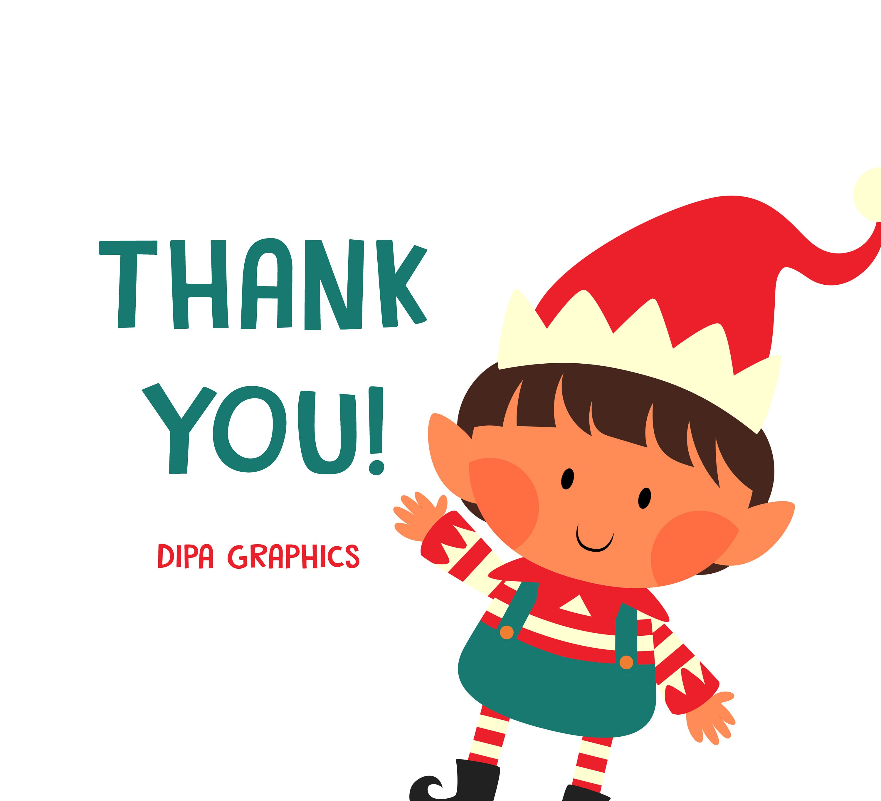 Christmas Elf Clipart: PNG Vector Graphics (commercial Use) - Etsy