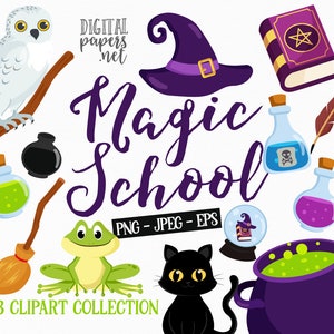 Magic School Clipart, Wizard Clip Art, School of Wizardry, PNG Clipart ...