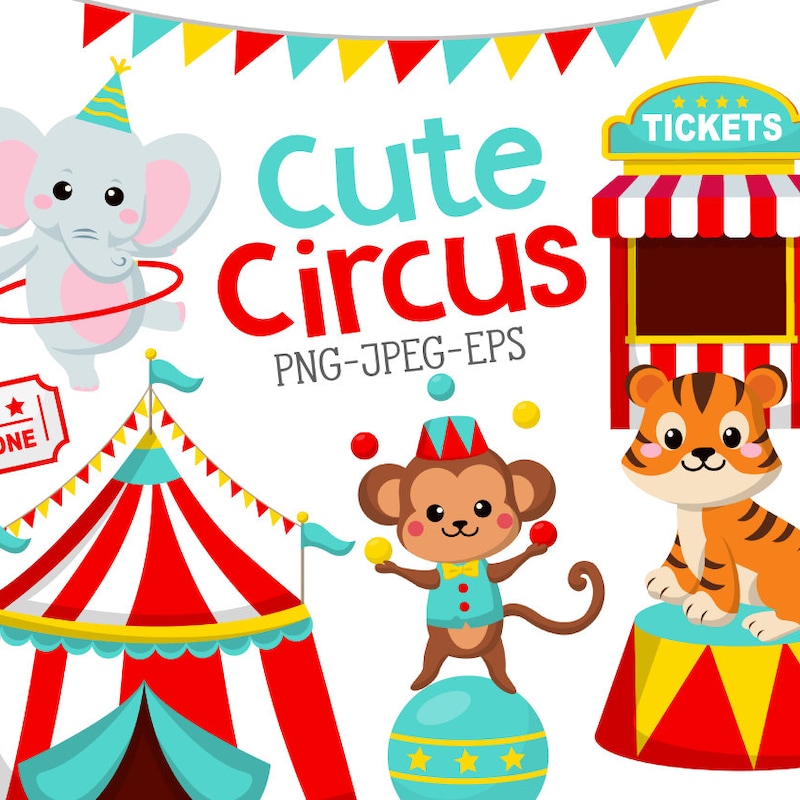 Circus Clip Art - Etsy