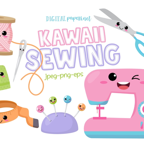 Sew Clipart - Etsy