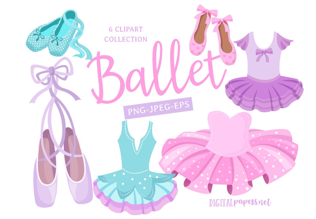 Ballet Clipart, Tutu Clipart, Ballerina Clipart, Dance Clipart, Ballet ...