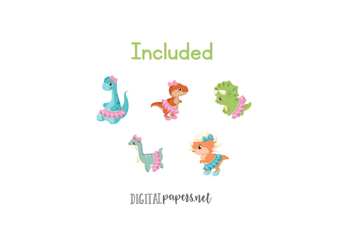 Dinosaur Ballet, Ballerina Clipart, Ballet Clipart, Trex, Triceratops ...