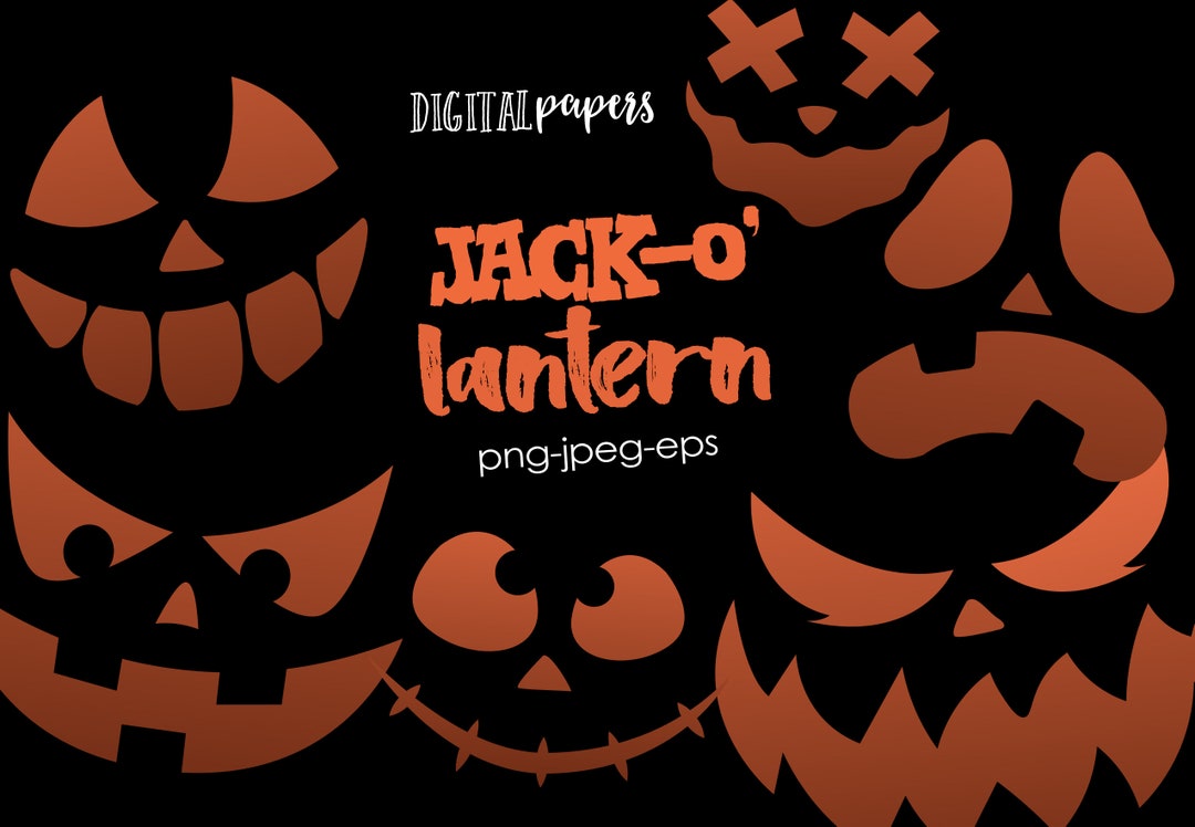 Jack O Lantern Clipart, Pumpkin Clipart, Halloween Clipart, Pumpkin ...