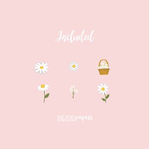 Daisy Doodles, Daisy Clipart, Daisies Clipart, Vector, Garden Clipart ...