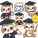 Graduation Sloth Clipart, Sloth PNG, Balloon Clipart, Diploma Clipart ...