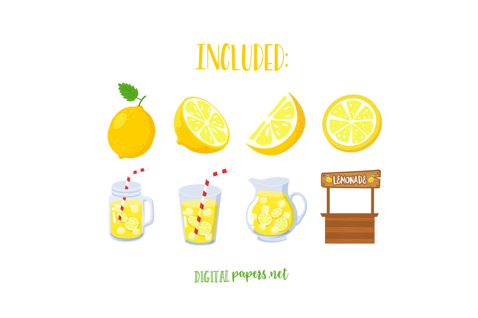 Lemonade Clipart, Lemon Clipart, Vector Clipart, PNG Clipart, Lemonade ...