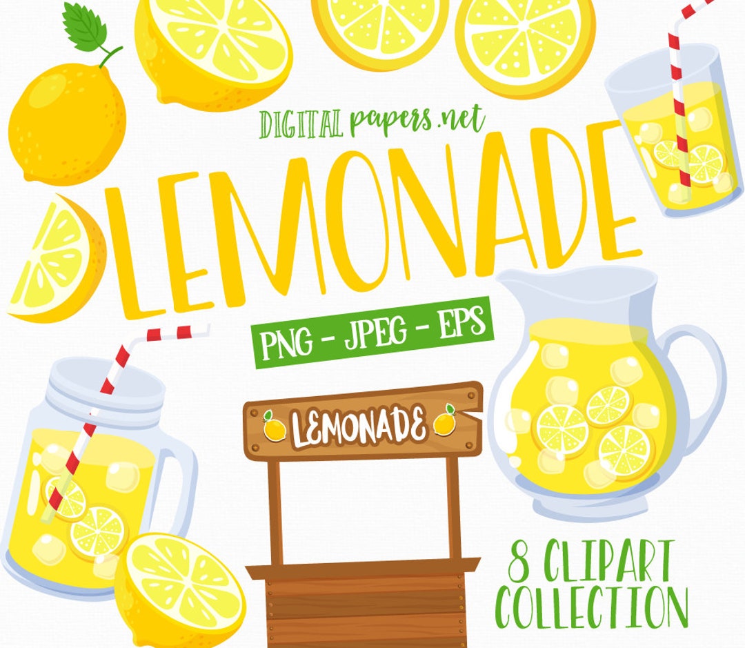 Lemonade Clipart, Lemon Clipart, Vector Clipart, PNG Clipart, Lemonade ...