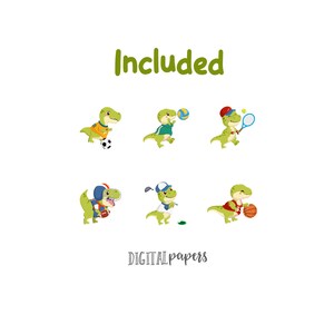 Dinosaur Clipart, Sports Clipart, Trex Clipart, School Clipart, Soccer ...