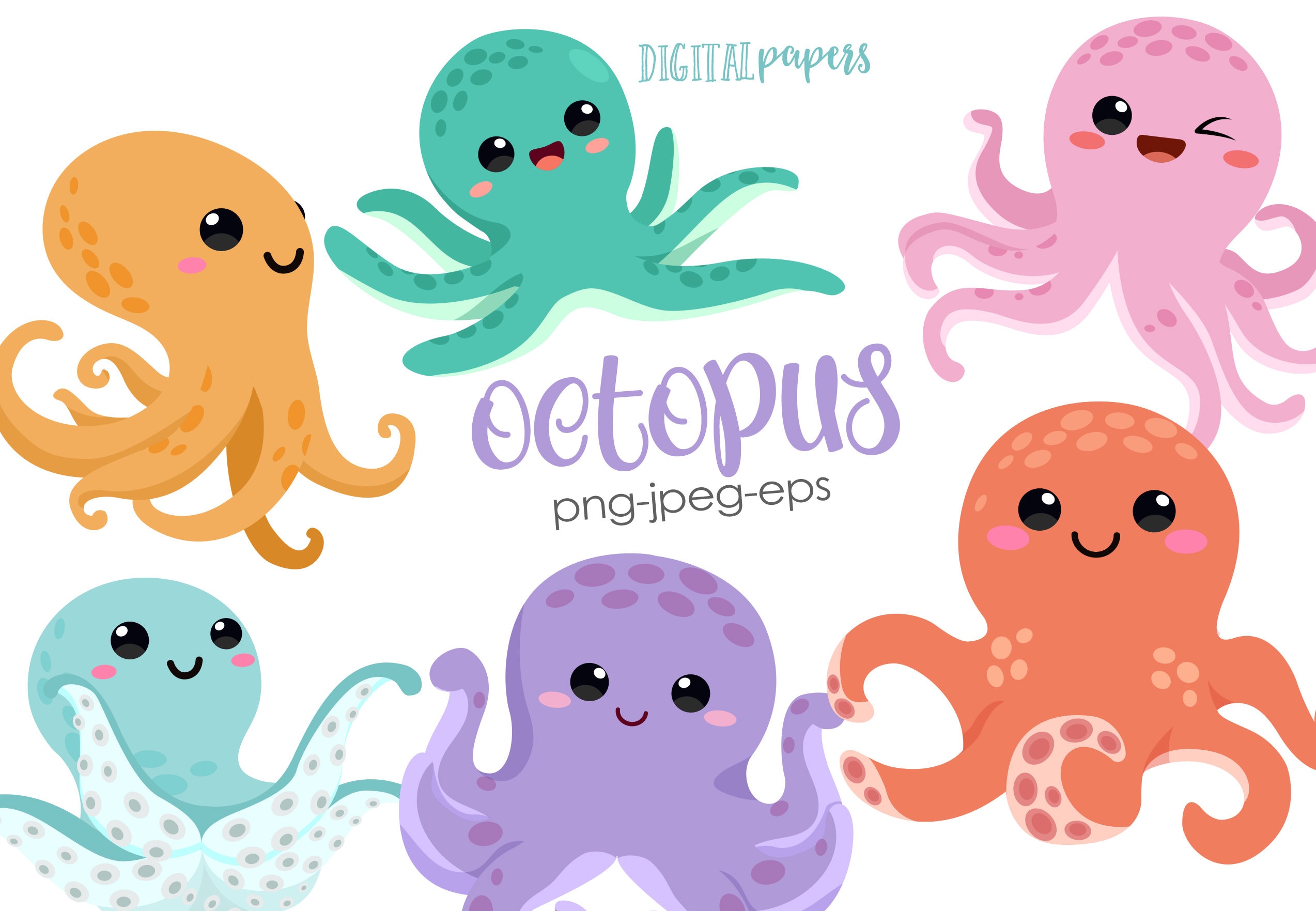 Octopus Clipart Etc