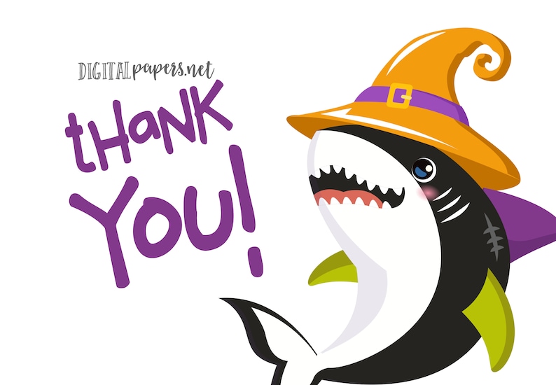 Halloween Shark Clipart: Witch, Mummy, Vampire Sharks (INSTANT DOWNLOAD ...