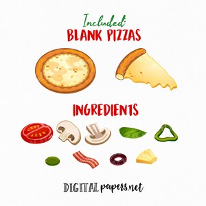 Pizza Clipart, Pizza Party, Pizzeria Clipart, Pizza Making Clipart ...