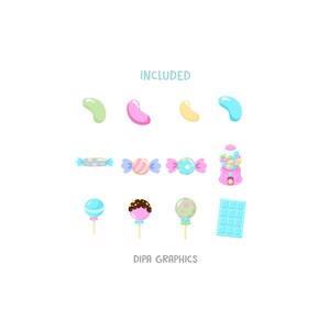 Candy Land Clipart, Gumball Machine PNG, Chocolate, Lollipop Clipart ...