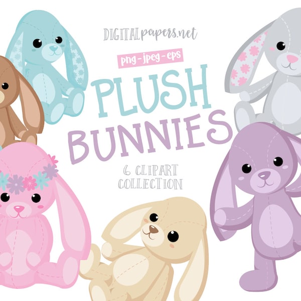 Stuffed Bunny - Etsy