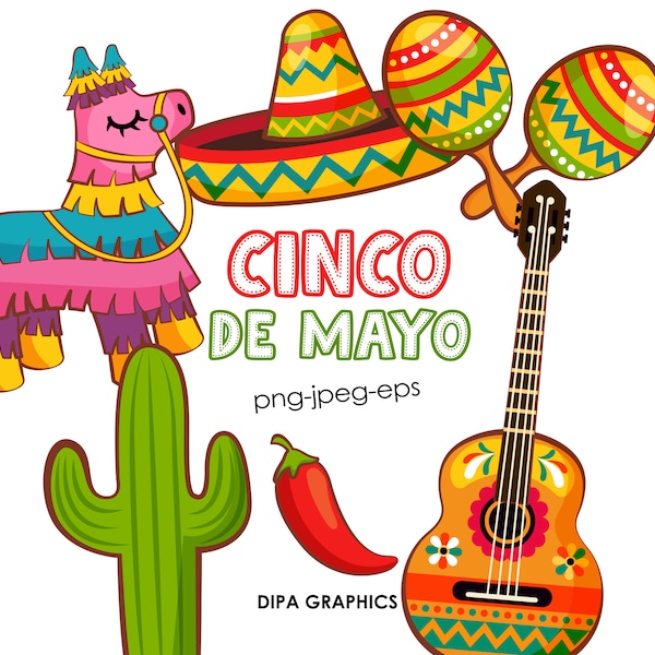 Piñata Clipart - Etsy