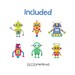 Cute Robots Clipart, Robot Clipart, Toy Clip Art, COMMERCIAL Use ...
