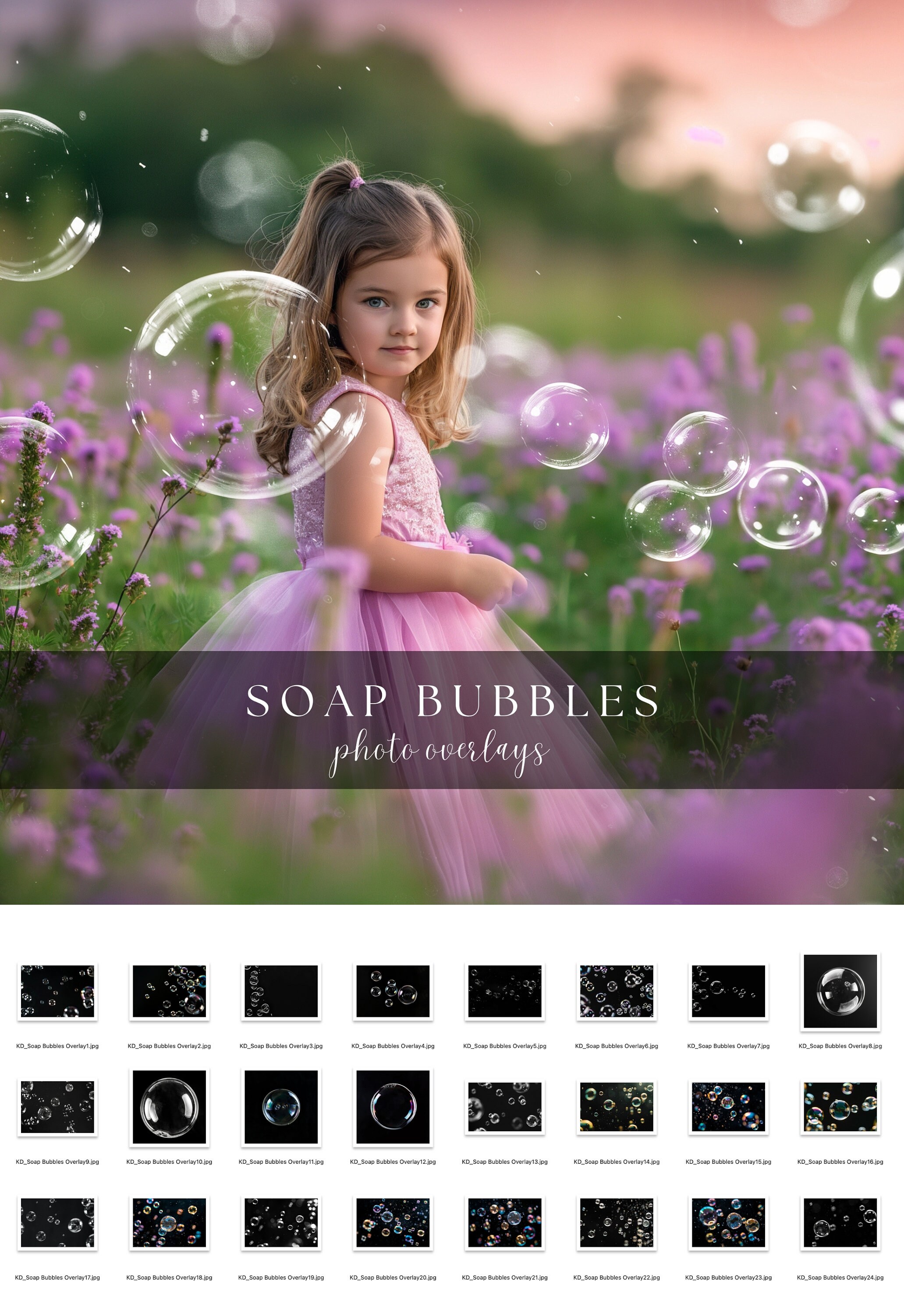 Bubbles Overlays Photoshop Wedding Photo Effect, Blowing Bubbles ...