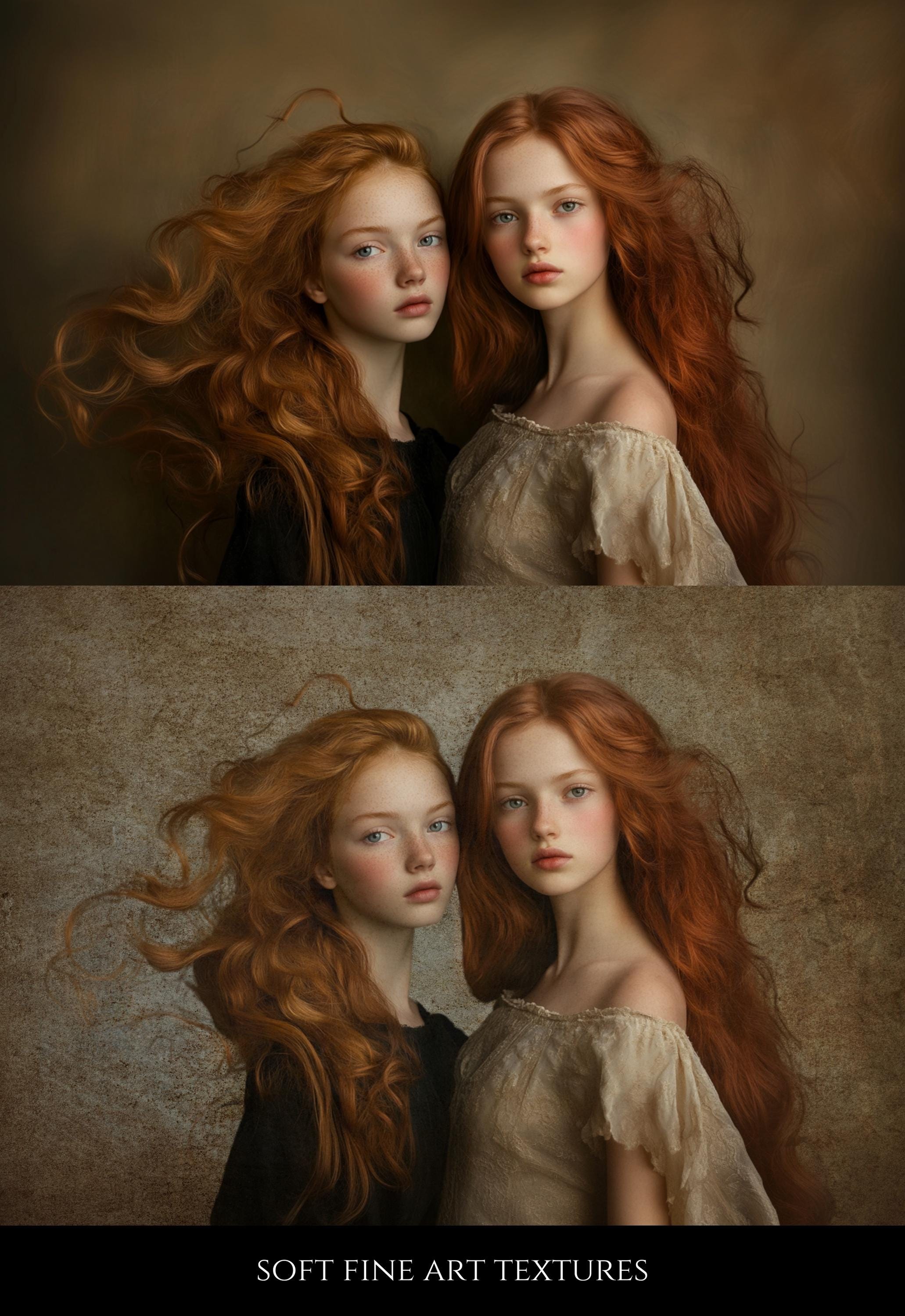 Fine Art Portrait Texture Overlays: Soft Brown & Beige (digital ...