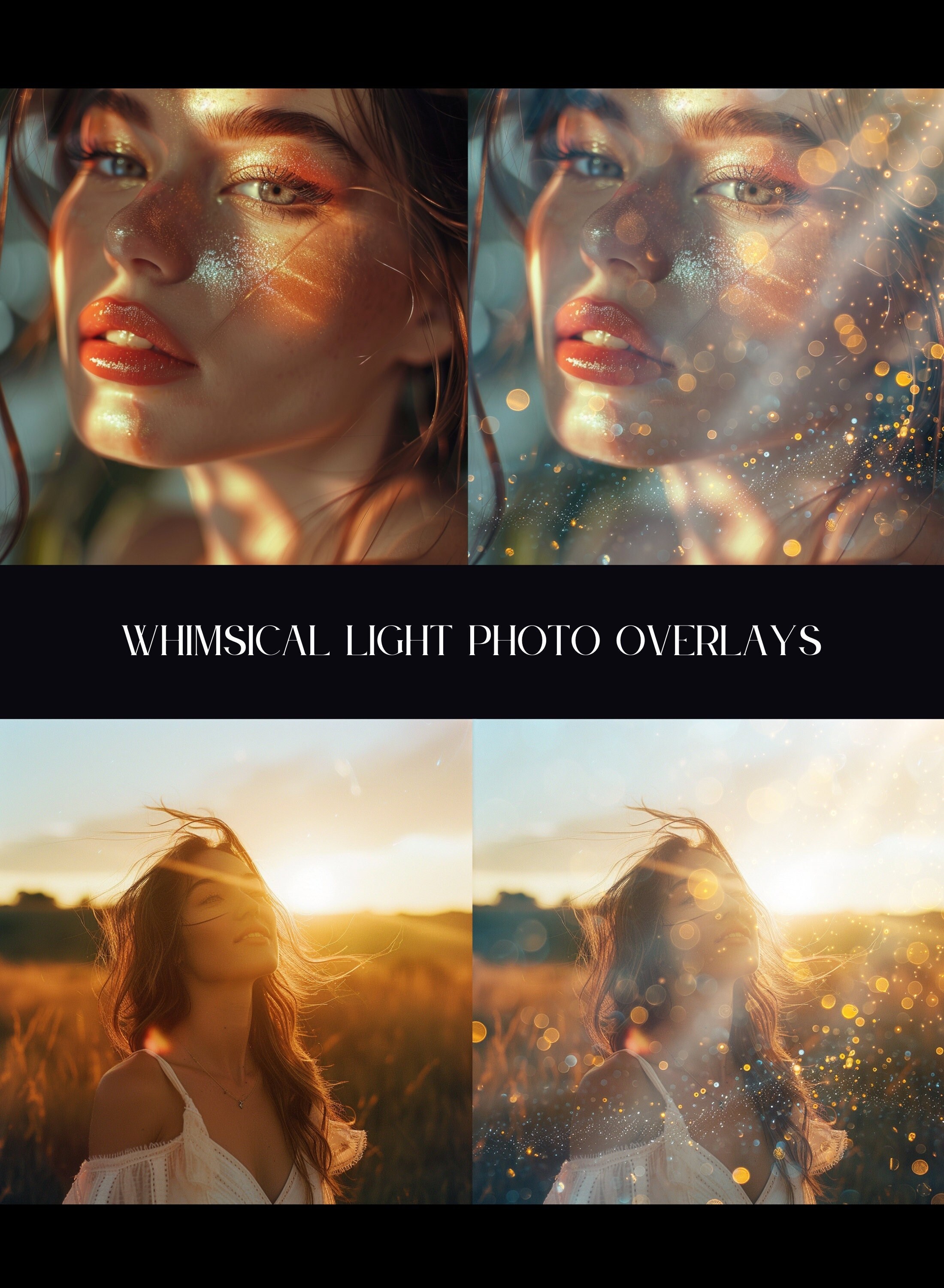 115 Whimsical Light Photoshop Overlays for Composite Photography, Fairy ...