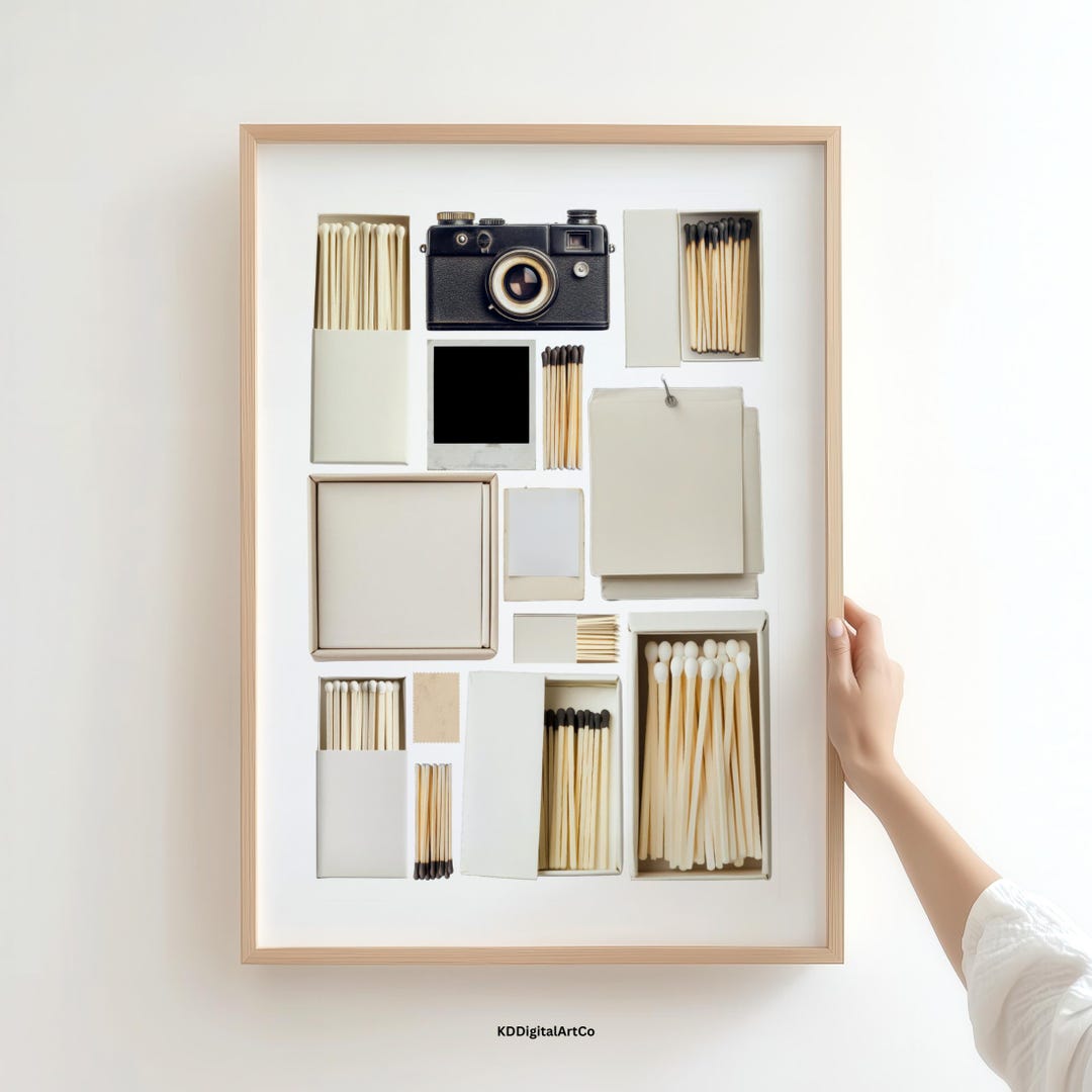 Blank Matchbox Digital Download, Personalized Matchbook Art, Blank ...