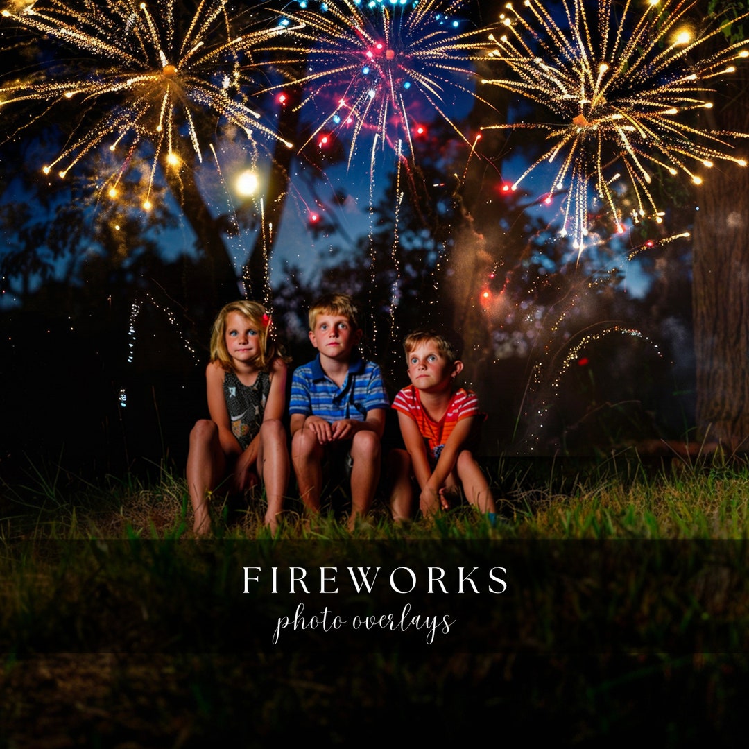 Fireworks Photo Overlays Photoshop Effect for Composite Photography ...