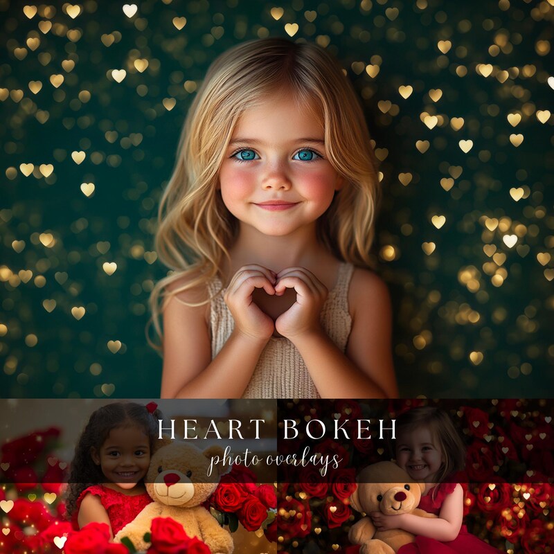 Bokeh Heart Hearts - Etsy