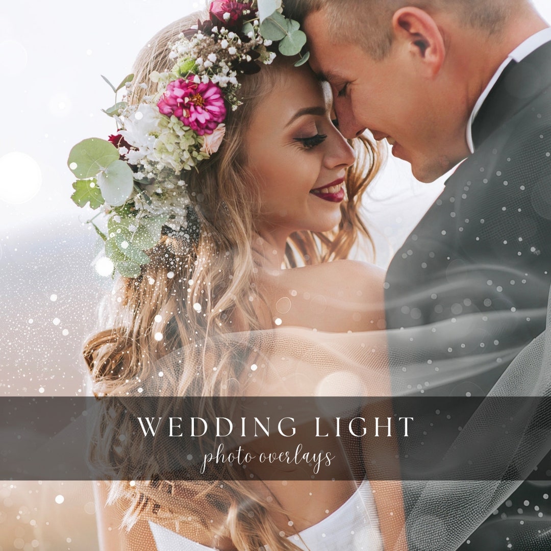White Wedding Light Overlays Photoshop Effect for Composite Photography ...