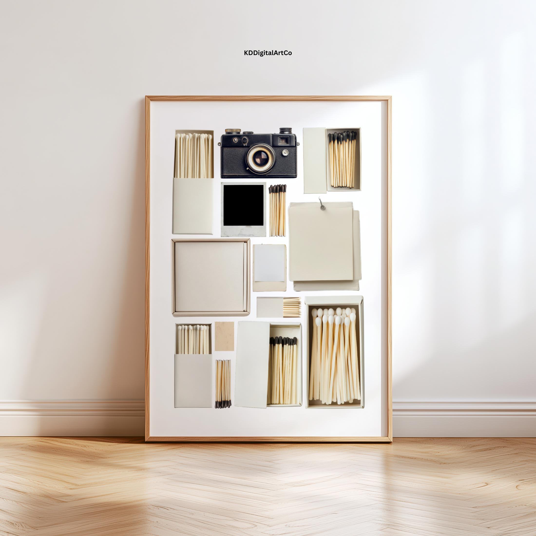 Blank Matchbox Digital Download, Personalized Matchbook Art, Blank ...