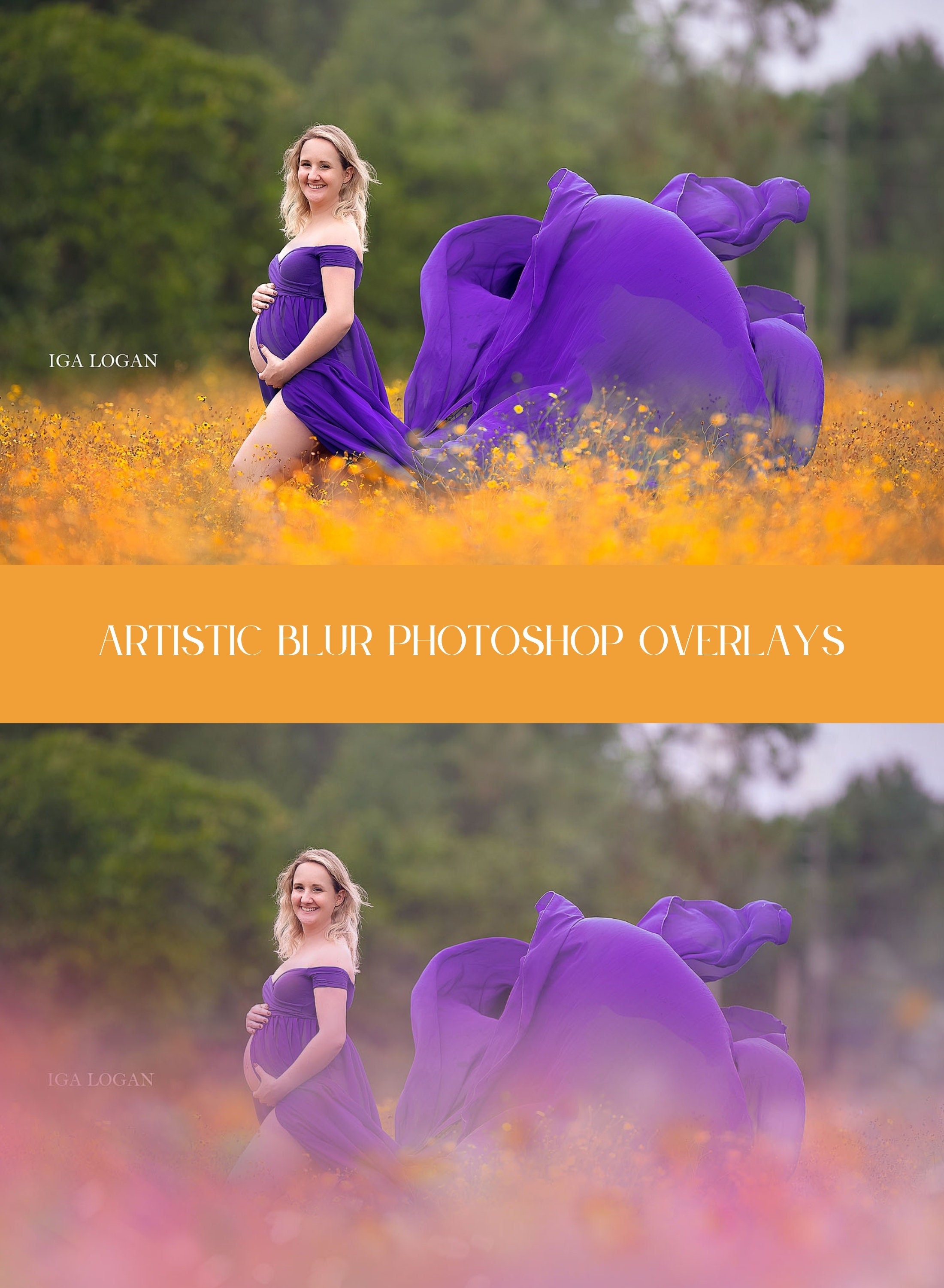 100+ Artistic Blur Photo Overlays Bundle, Photoshop Overlays, Photo ...