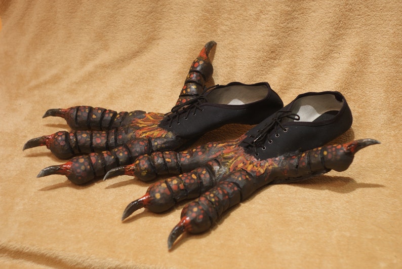 Bird feet for cosplay props based on jazz shoes black with | Etsy