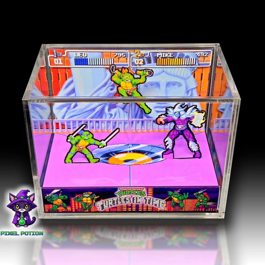 Teenage Mutant Ninja Turtles IV Cube Diorama - Rectangle Deluxe Size ...