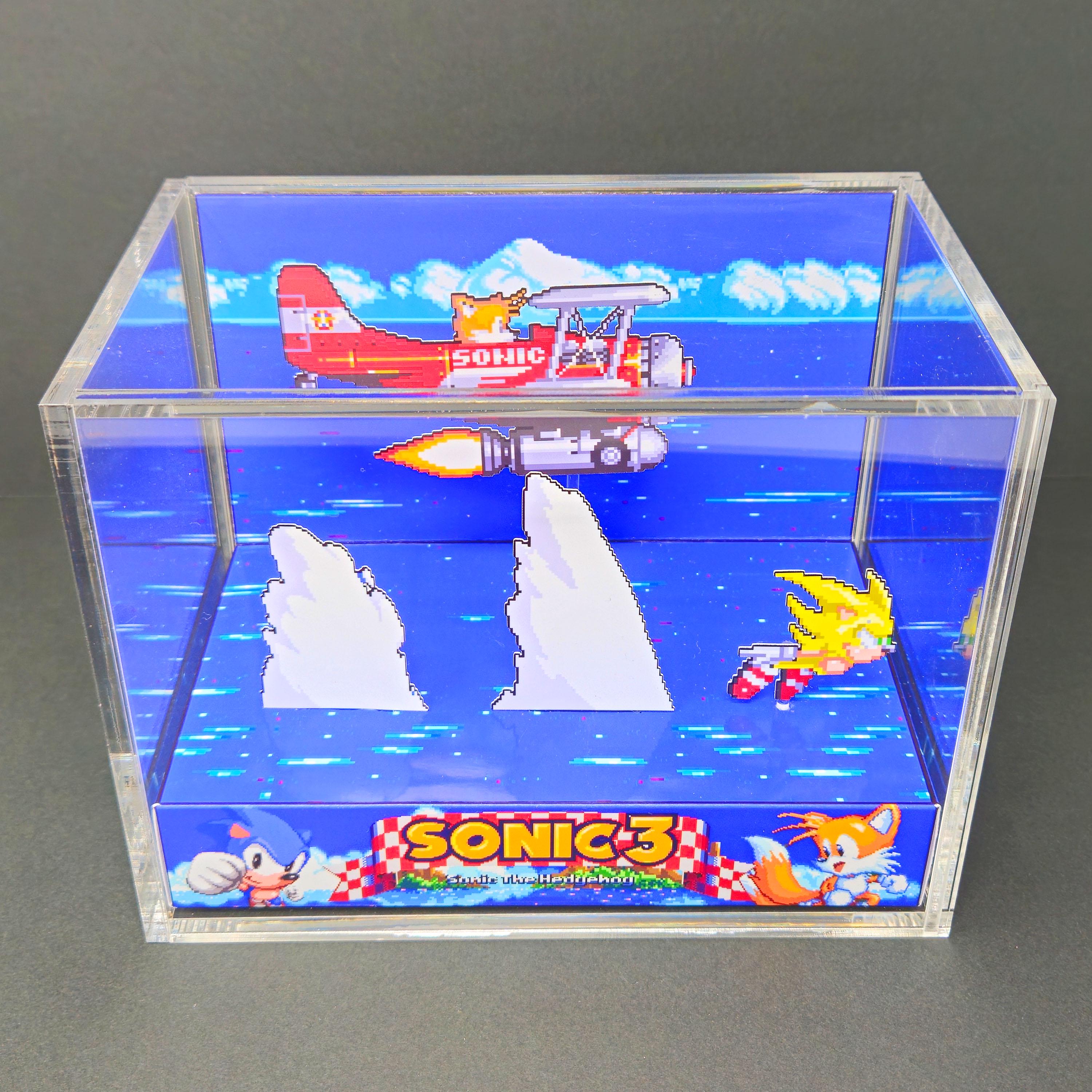 Sonic the Hedgehog 3 Cube Diorama - Rectangle Deluxe Size - 16.5cm X ...