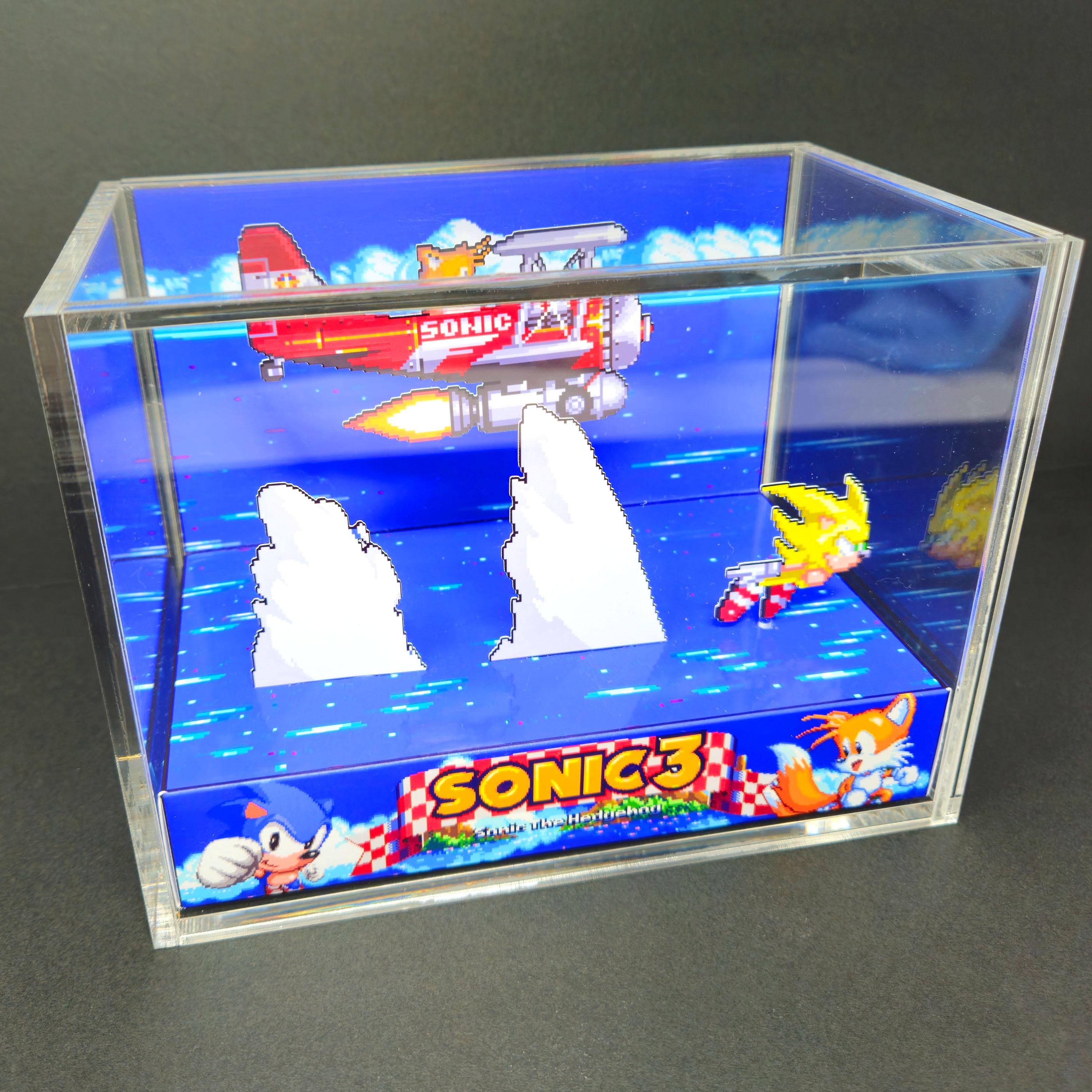 Sonic the Hedgehog 3 Cube Diorama - Rectangle Deluxe Size - 16.5cm X ...