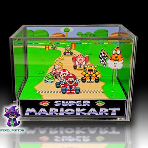 Super Mario Kart Cube Diorama - Rectangle Deluxe Size - 16.5cm X 10cm X ...