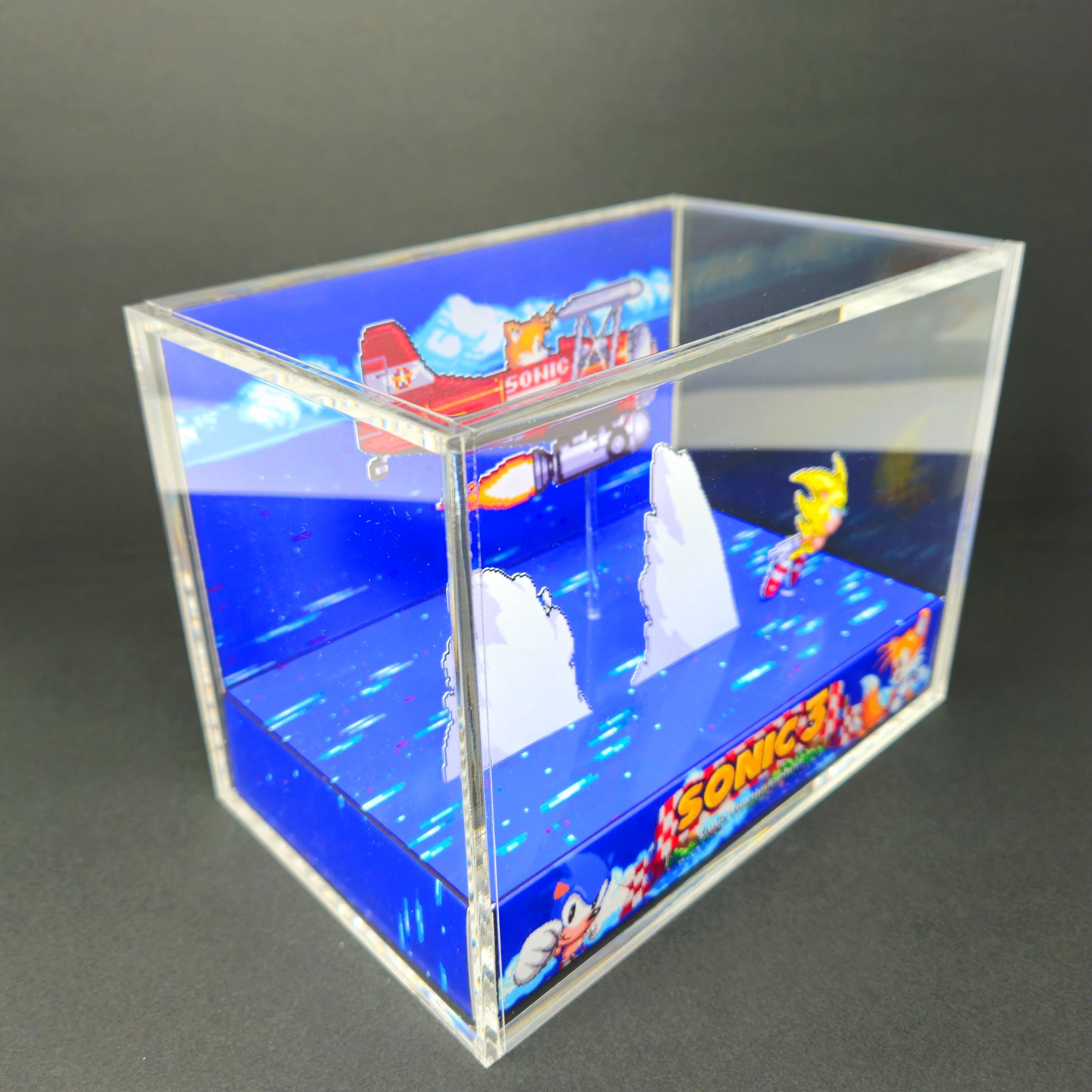 Sonic the Hedgehog 3 Cube Diorama - Rectangle Deluxe Size - 16.5cm X ...