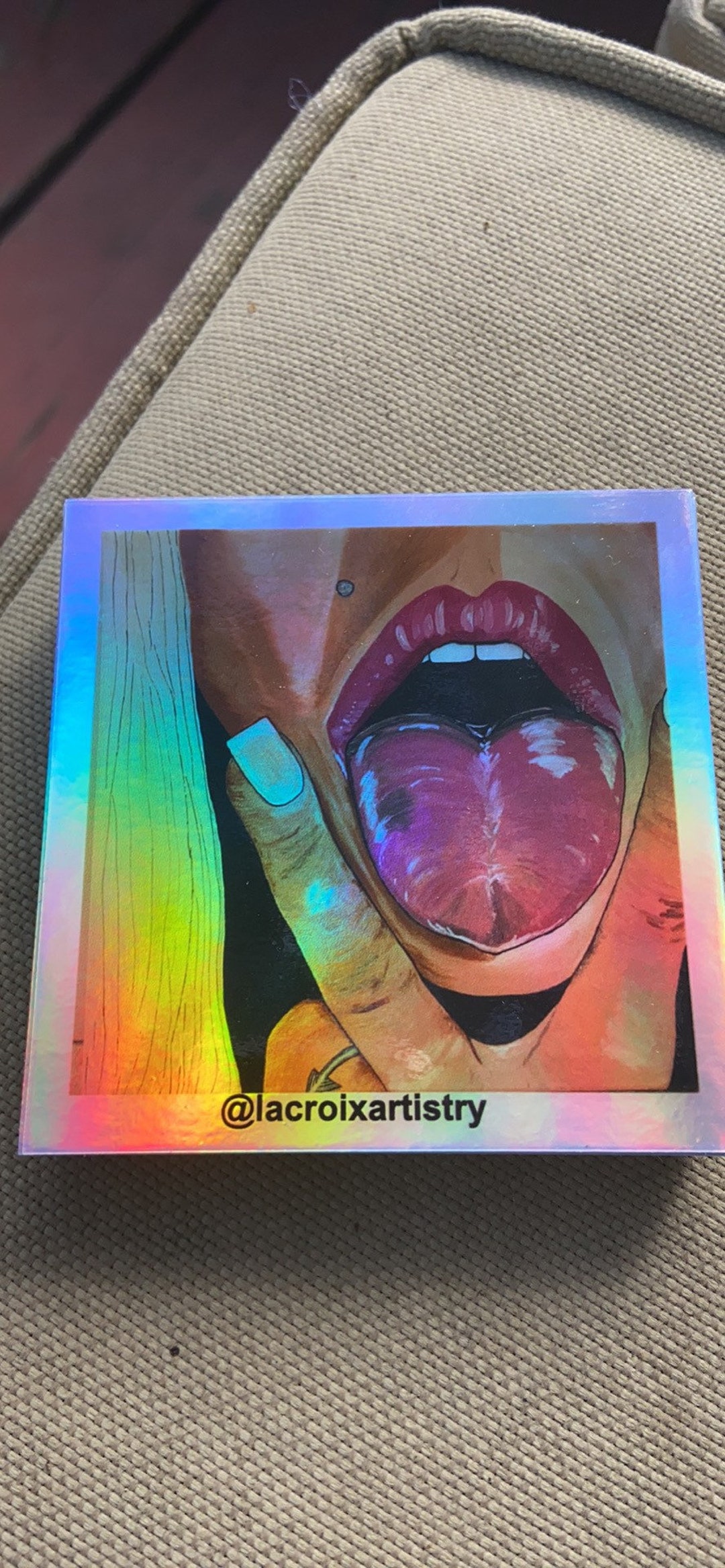 Sexy Mouth Lips Tongue Stickers 3” Mouth Erotic Art Lips Sticker - Etsy