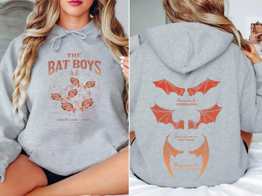 The Bat Boys Hoodie, the Bat Boys the Night Court Acotar Hoodie, Acotar ...