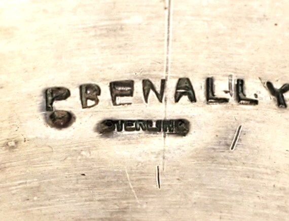 1980's Native American signed P. BENALLY Turquoise Sh… - Gem