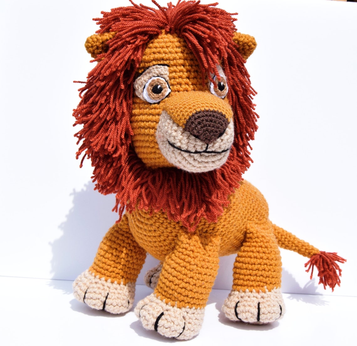 Simba the Lion King Crochet Pattern in Polish / Crochet Lion Amigurumi ...