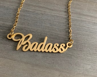 Bad Ass Necklace | Etsy