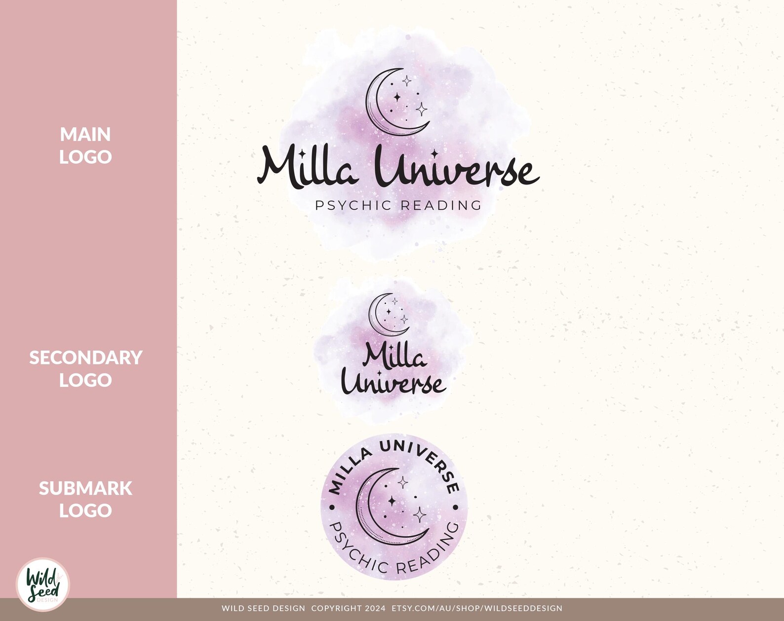 Premade Logo Design Psychic Reading Logo Spiritual Business Logo Tarot ...