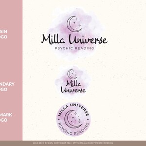Premade Logo Design Psychic Reading Logo Spiritual Business Logo Tarot ...