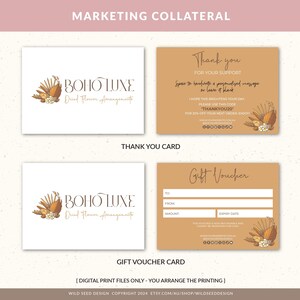 Premade Logo Design Dried Flower Arrangements Logo Florist Logo Flowers ...