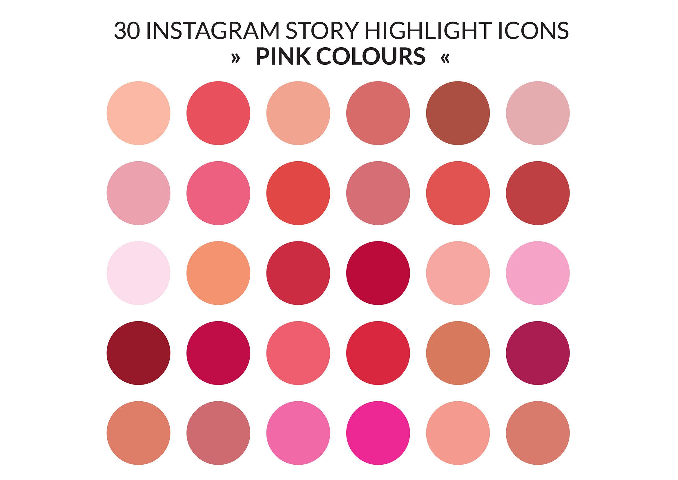 30 Instagram Story Highlight Icon Covers Pink Color Icons Pink Colour ...