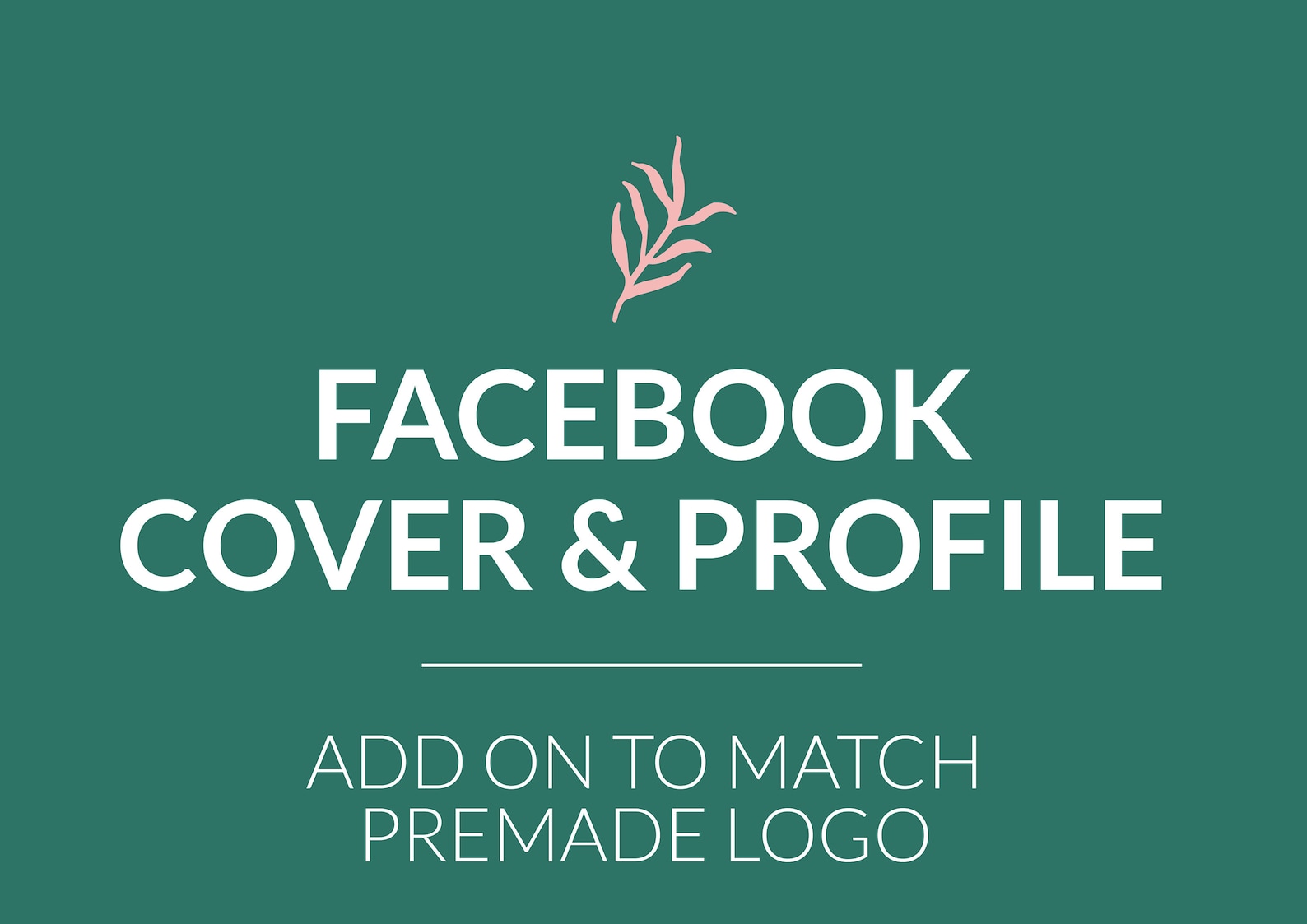 Facebook Cover and Profile Design Add On. Made to Match Branding ...