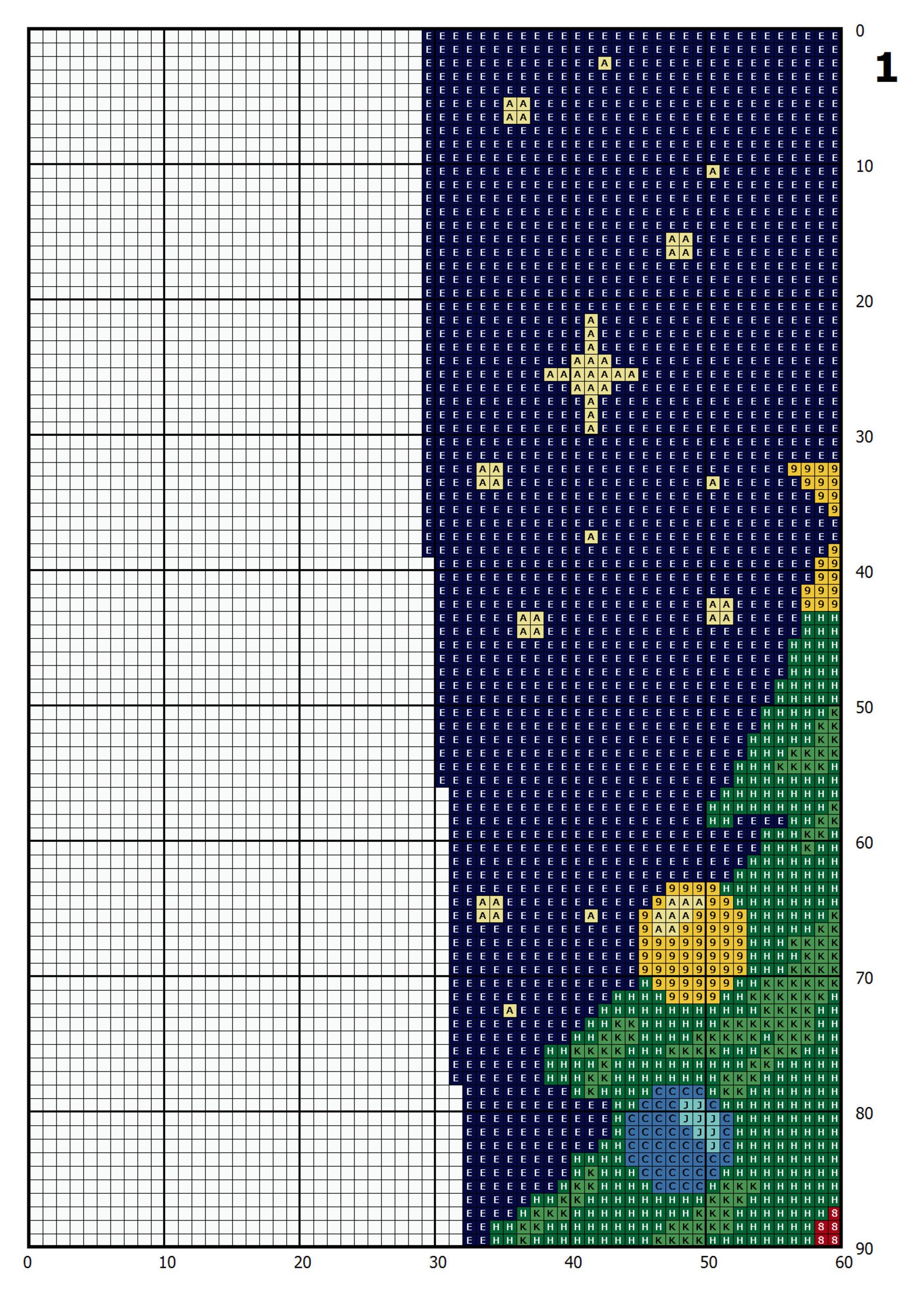 Cross Stitch Pattern Christmas Stocking PDF Modern Counted | Etsy