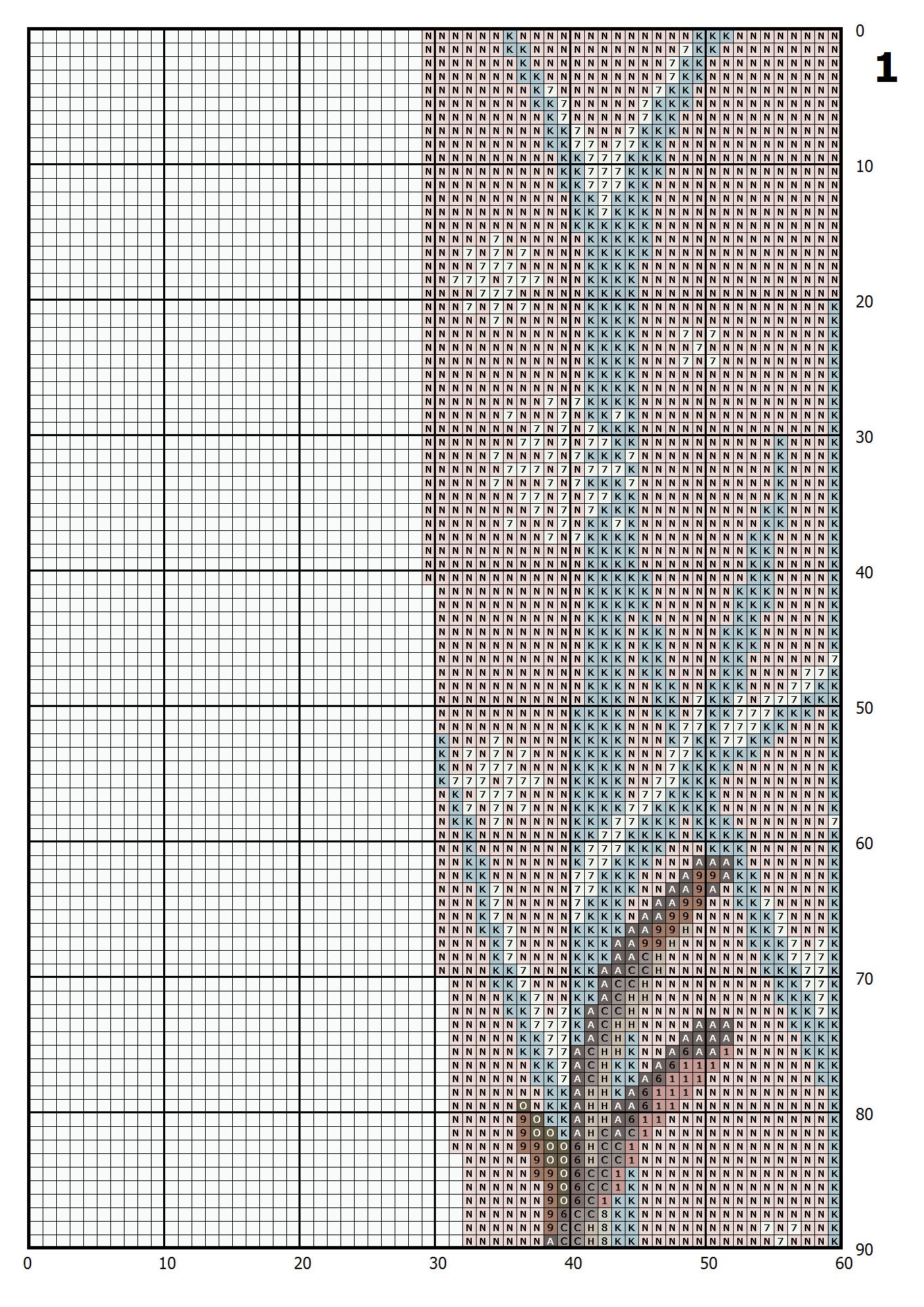 Cross Stitch Pattern Christmas Stocking PDF, Modern Counted Easy ...
