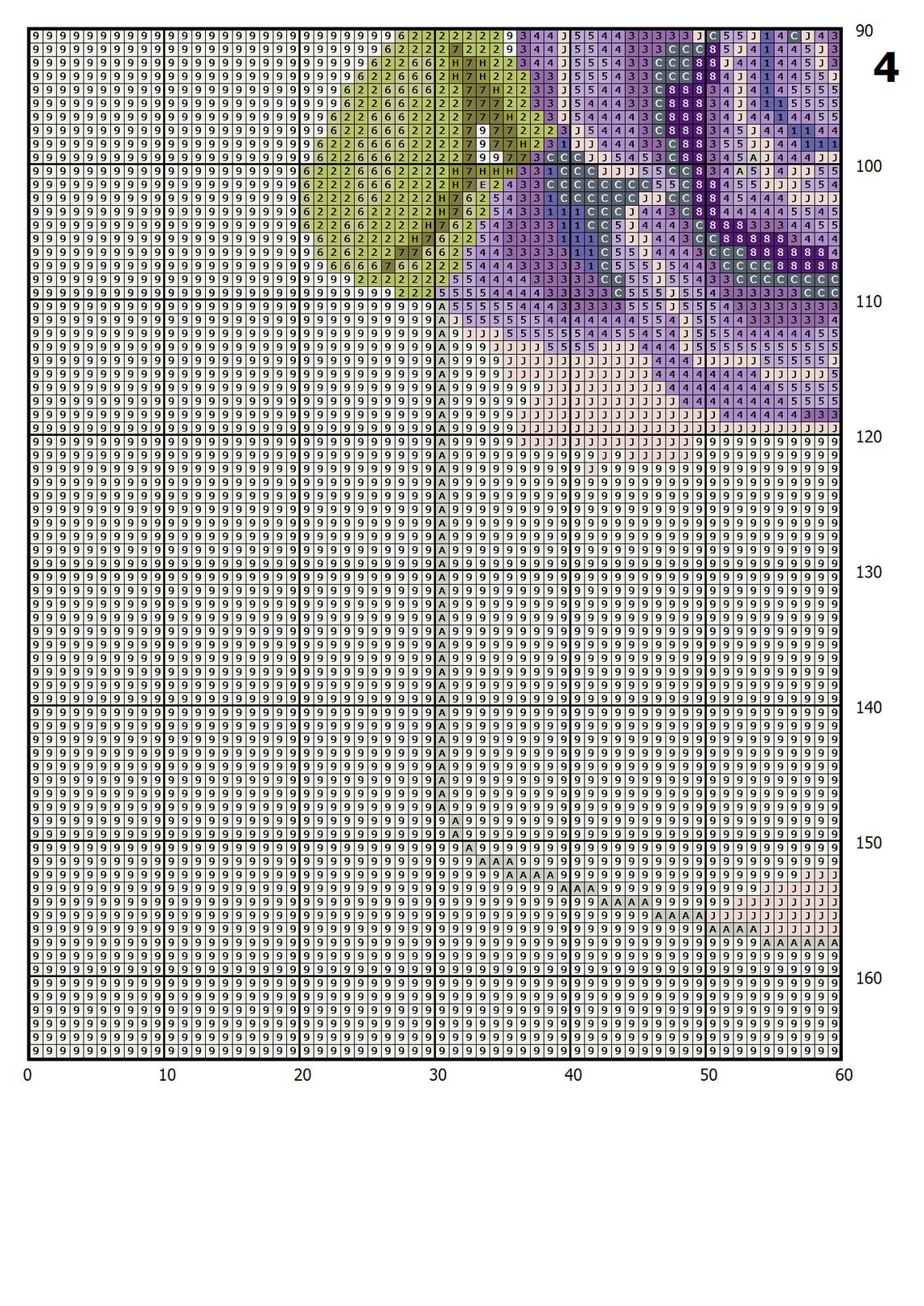 Cross Stitch Pattern Pdf, Floral Cross Stitch Pattern, Modern Cross ...